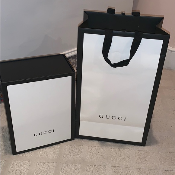 Gucci | Other | Gucci Box And Shopping Bag | Poshmark